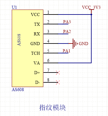 【mcuclub】指纹模块-AS608 - 单片机俱乐部