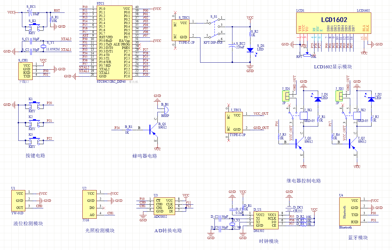 【mcuclub-jj-057-51】基于单片机的智能型液体电蚊香控制系统设计【实物设计】 - 单片机俱乐部